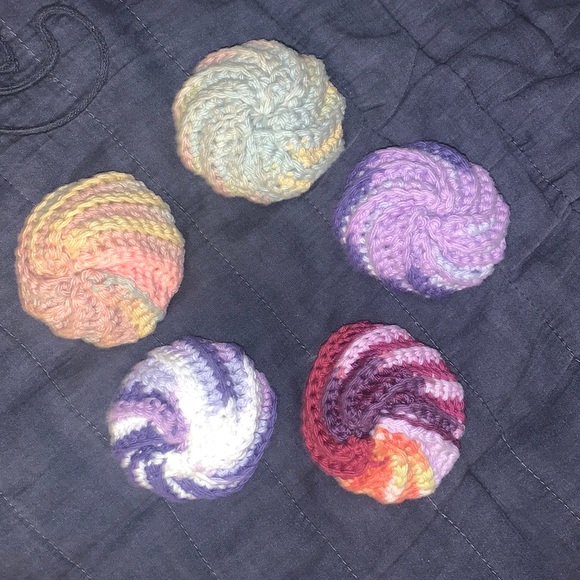 Hand Crafted | Bath | Handmade Little Face Scrubbies | Poshmark